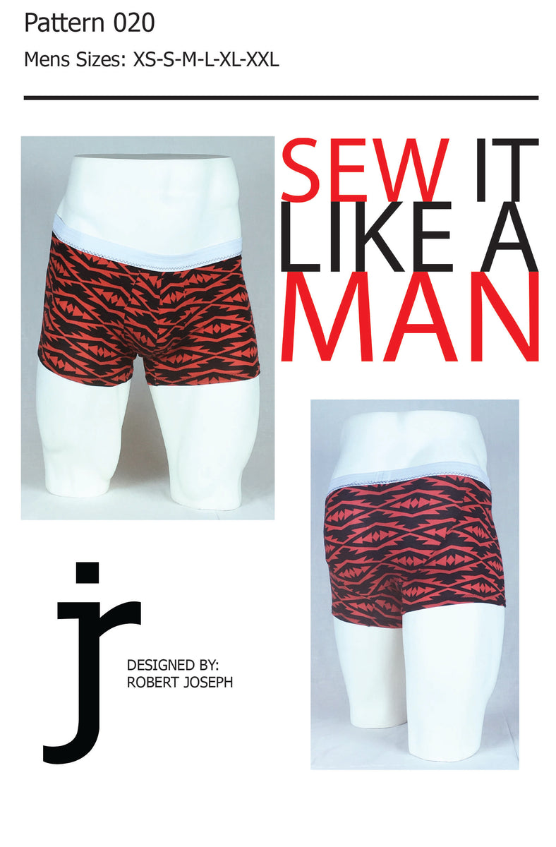 Men's Relaxed Boxer Brief Sewing Pattern PDF – Sew It Like A Man